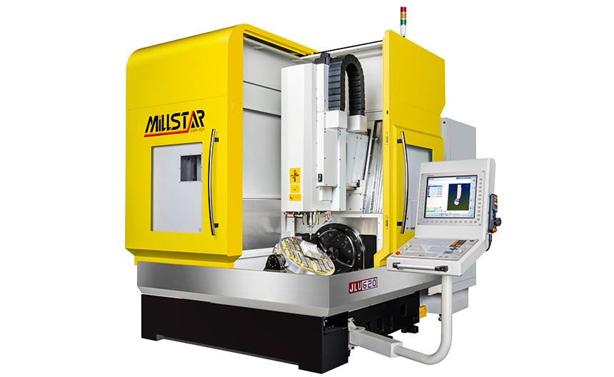 5 Axis HMC Machine - Millstar 5 Axis Horizontal Machining Center ...